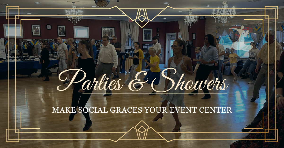 Dance Parties & Showers | Social Graces Ballroom Dance Studio